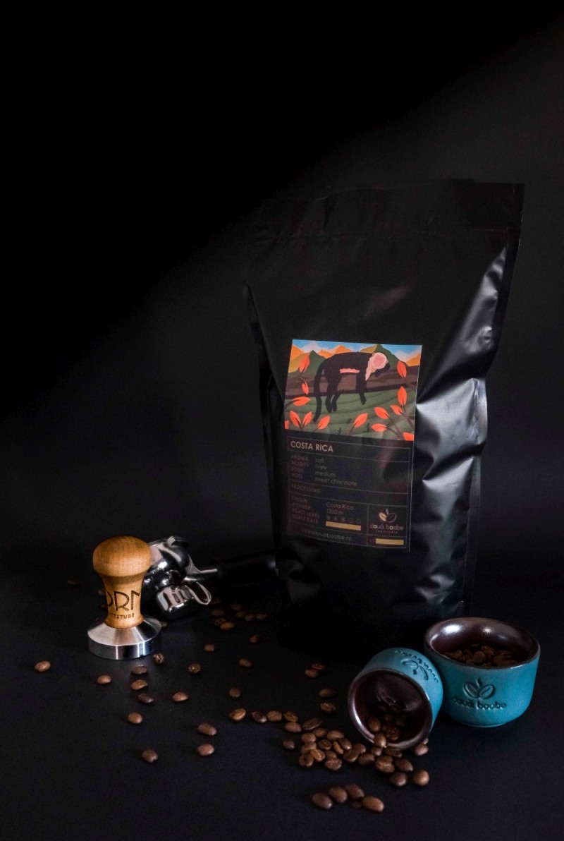 Cafea de Specialitate Proaspăt Prăjită doua boabe